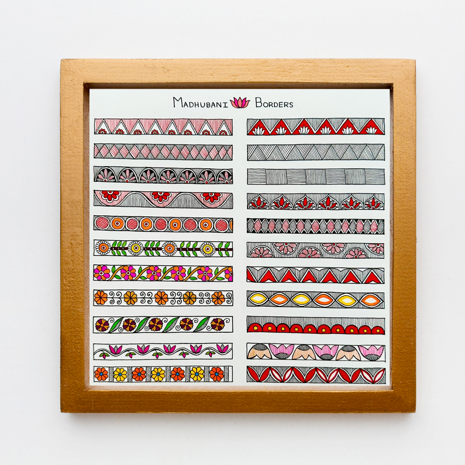 Border Styles - Madhubani Art - Arpita Nath